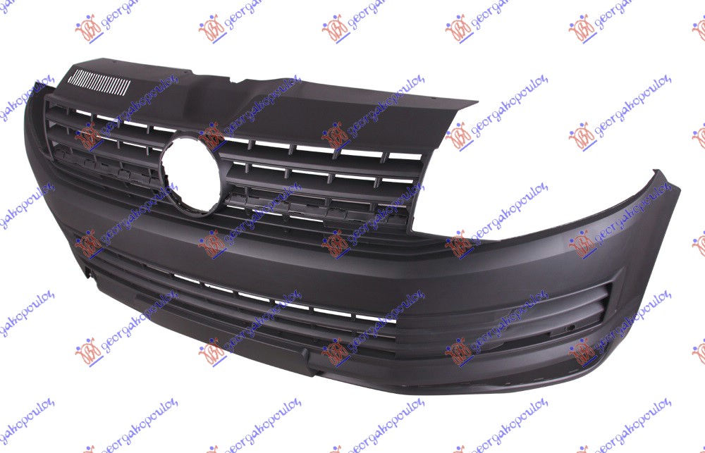 PREDNJI BRANIK CRNI (SA MASKOM) VW TRANSPORTER (T6) (2015-2019) (OEM: 7E0807221F9B9)