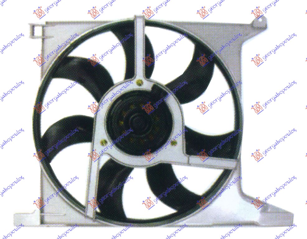 VENTILATOR KOMPLET OPEL VECTRA A (1992-1995) (OEM: 1341516)