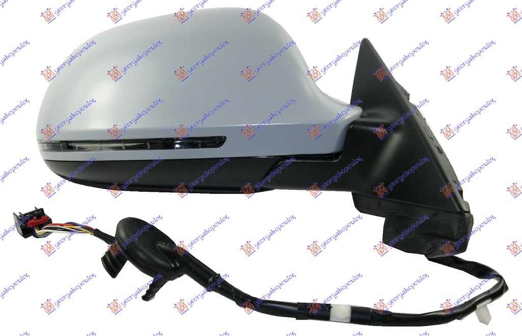 RETROVIZOR ELEKTRICNI SA MIGAVCEM 5 VRATA PM – 10 8PIN Desna str. AUDI A3 (2008-2012) (OEM: 4F0857536AE, 8K0949102, 8P1858532EB01C)