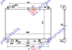 HLADNJAK MOTORA 2.0 16 V.VVTi (45x69x16)AUTO SUZUKI GRAND VITARA (2006-2015) (OEM: 17700-65J10, 1770065J10)