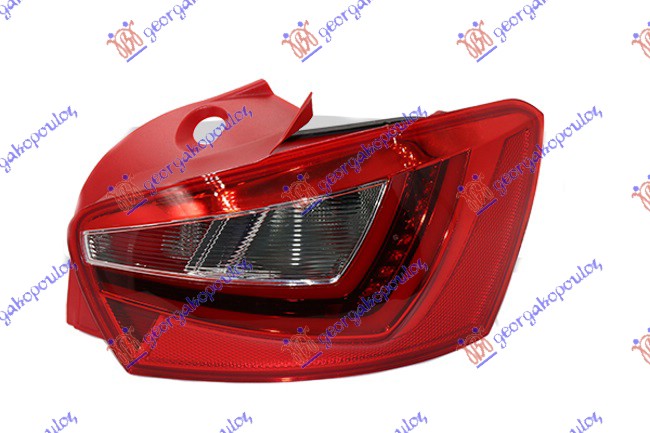 STOP LAMPA LED 5 VRATA (CRVENO KUCISTE) Desna str. SEAT IBIZA (2012-2015) (OEM: 6J4945096J)