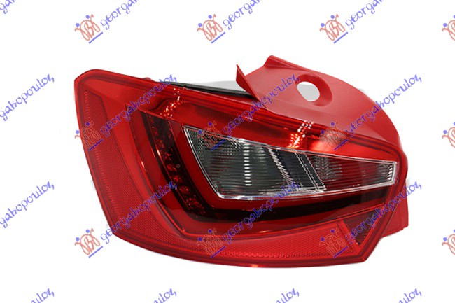 STOP LAMPA LED 5 VRATA (CRVENO KUCISTE) Leva str. SEAT IBIZA (2015-2017) (OEM: 6J4945095J)