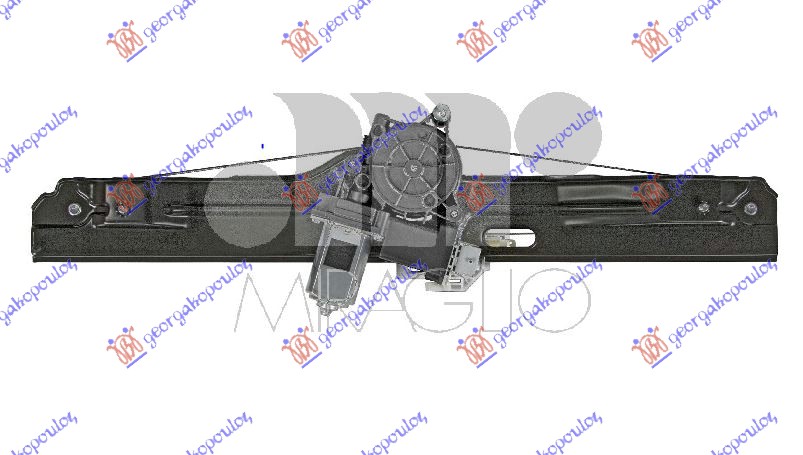 PODIZAC PREDNJEG PROZORA ELEKTRICNI COMFORT A KVALITET Desna str. FIAT 500 L (2012-2017) (OEM: 51892567)