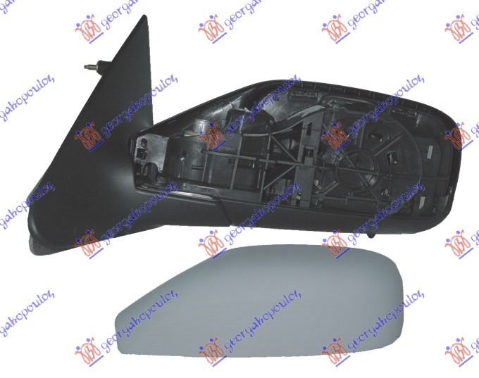 RETROVIZOR ELEKTRICNI SA GREJACEM PREKLOPNI PM A KVAL. Leva str. RENAULT LAGUNA (2000-2007) (OEM: 7701049060)
