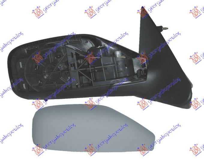 RETROVIZOR ELEKTRICNI SA GREJACEM PREKLOPNI PM SA SENZOROM A KVAL Desna str. RENAULT LAGUNA (2000-2007) (OEM: 7701049061)