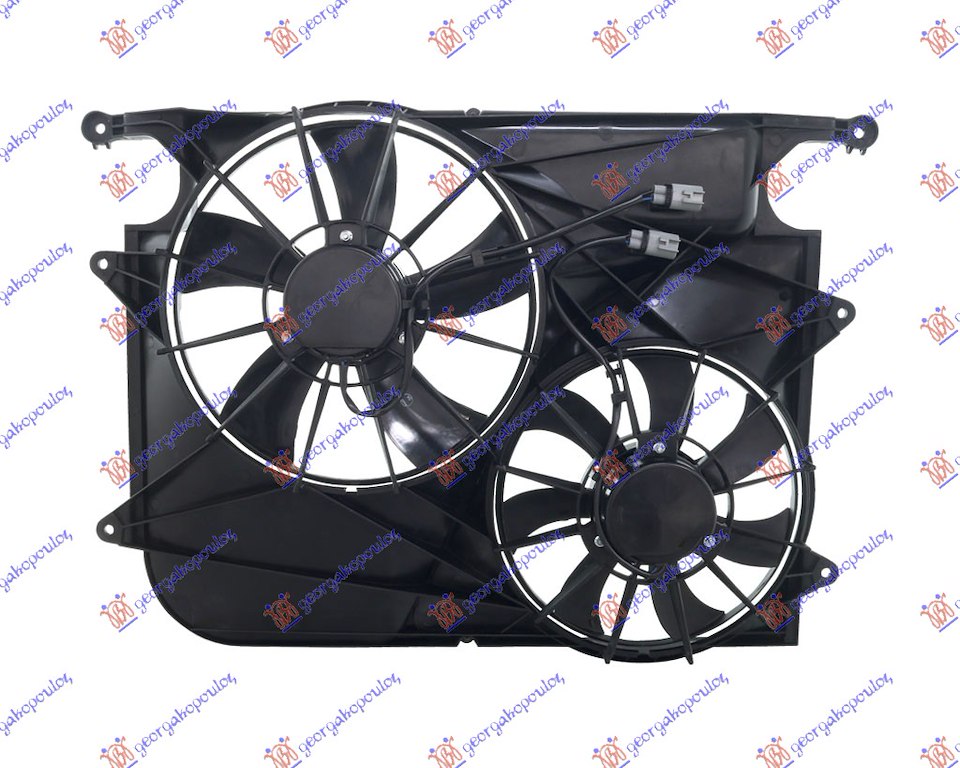 VENTILATOR KOMPLET 2.0 – 2.2 CDTi CHEVROLET CAPTIVA (2007-2012) (OEM: 96829535)