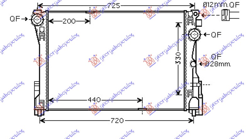 HLAD.MO 2.1 DIZ AUTO (640×420) (CEV 9MM) MERCEDES CLS (W218) COUPE (2014-2018) (OEM: 0995002503, 0995002603, 995002603)