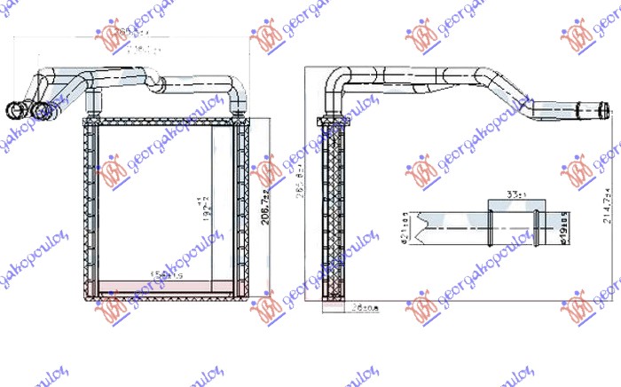 GREJAC KABINE 1.0-1.2-1.4 / 1.1-1.4 (O) HYUNDAI i20 (H/B) (2014-2018) (OEM: 97138C8000)