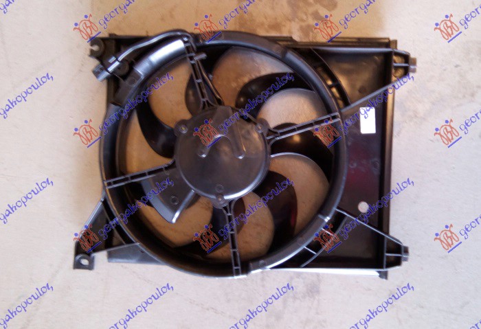 VENTILATOR A/C BENZIN-DIZEL (310mm) HYUNDAI TRAJET (2004-2008) (OEM: 9773138000, 9773538000, 977353F000)