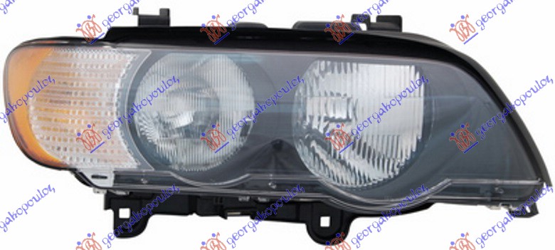 FAR ELEKTRICNI BELI MIGAVAC -04 (DEPO) Desna str. BMW X5 (E53) (2000-2007) (OEM: 63126918980)