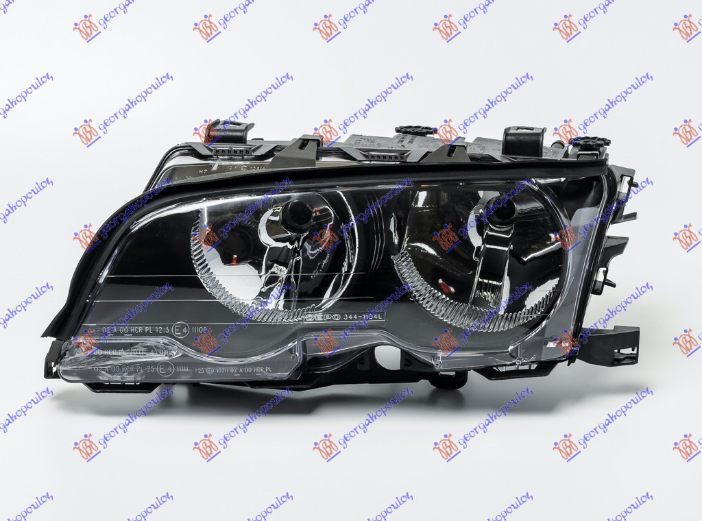 FAR CRNI -01 (DEPO) Leva str. BMW SERIES 3 (E46) COUPE/CABRIO (1999-2003) (OEM: 63126904275)