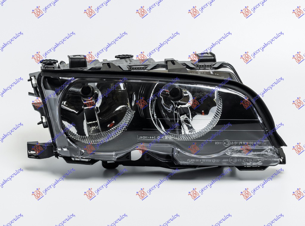 FAR CRNI -01 (DEPO) Desna str. BMW SERIES 3 (E46) COUPE/CABRIO (1999-2003) (OEM: 63126904276)