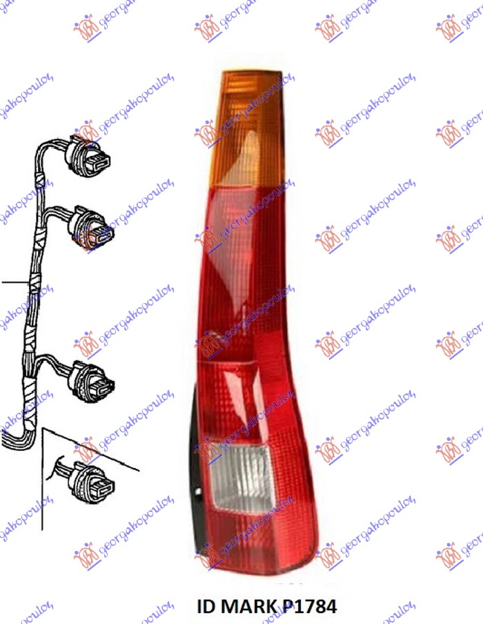 STOP LAMPA – 05 Desna str. HONDA CR-V (2002-2007) (OEM: 33501-S9A-G00, 33501S9AG00)