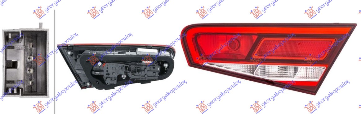 STOP LAMPA UNUTRASNJA LED (HELLA) Desna str. AUDI A3 3D/SPORTBACK (2016-2020) (OEM: 8V3 945 076, 8V3945076)