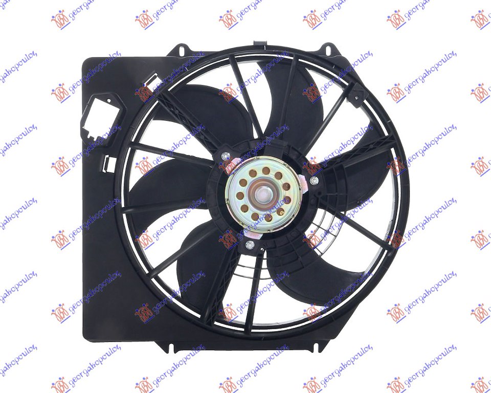 VENTILATOR BENZIN – DIZEL (38cm) +AC NA SRAF RENAULT KANGOO (2003-2008) (OEM: 7701043942)