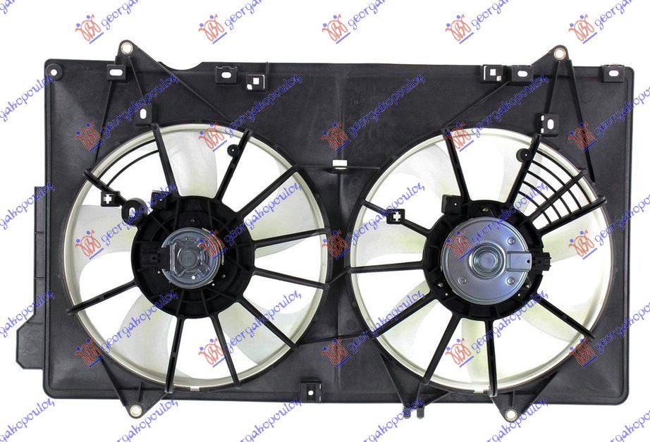VENTILATOR KOMPL. 2.0 BENZIN (335/335mm) MAZDA CX5 (2017-2022) (OEM: PE0115140, PE0115150, PE0115210)