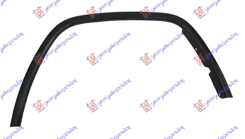 RUB PREDNJEG BLATOBRANA PLASTICNI Desna str. JEEP GRAND CHEROKEE (2014-2017) (OEM: 5QJ76TZZAA)