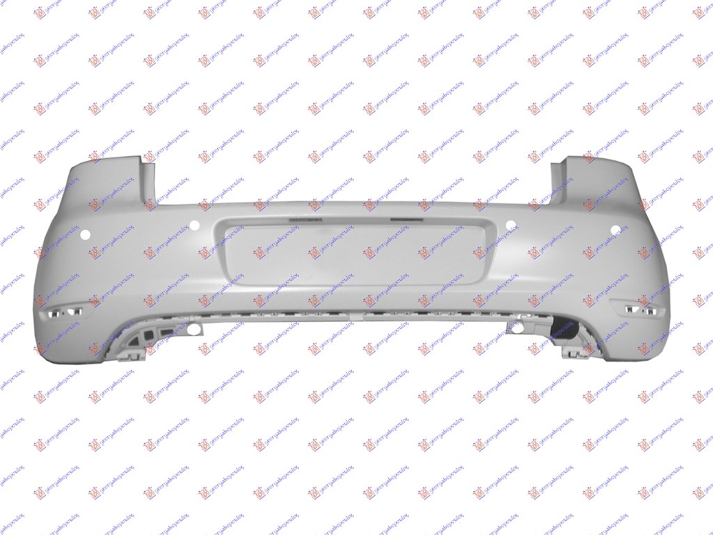 ZADNJI BRANIK (PDS) (A KVALITET) VW GOLF VI (2008-2013) (OEM: 5K6807417GRU, 5K6807417GRV)