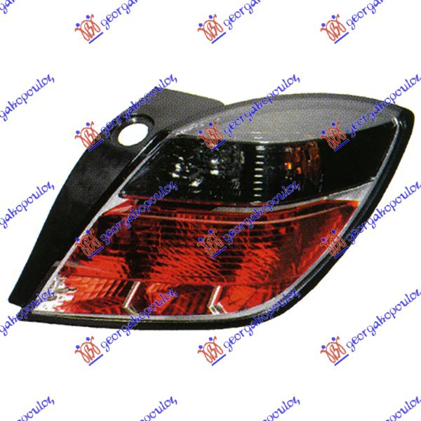 STOP LAMPA 3VR/GTC ZATAMNJE – CRVENA HELLA Desna str. OPEL ASTRA H (2004-2010) (OEM: 1221175)