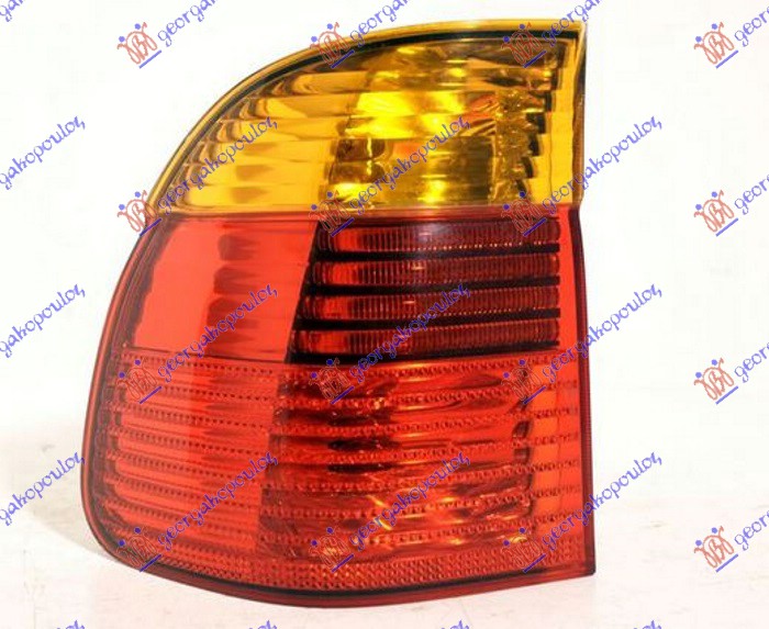 STOP LAMPA SPOLJNA (CRVENO – ZUTA) (KAR)00 – Leva str. BMW SERIES 5 (E39) (1996-2002) (OEM: 63216900213)