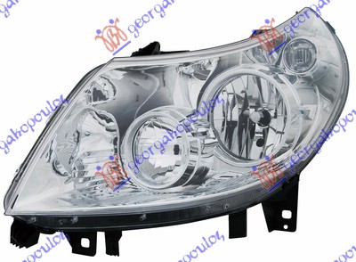 FAR ELEKTRICNI (H7/H1) (DEPO) Leva str. FIAT DUCATO (2006-2014) (OEM: 1340664080)