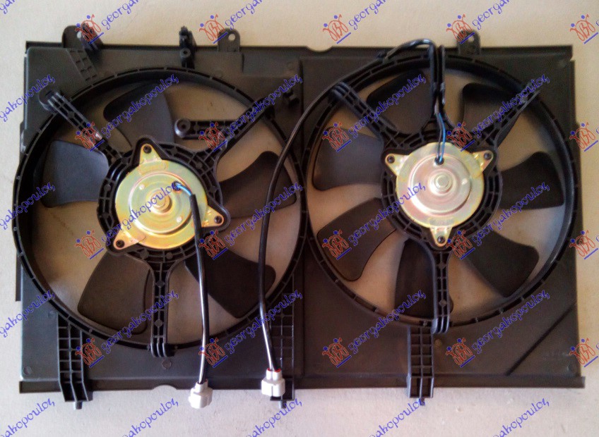 VENTILATOR KOMPLET DUPLI BENZIN MITSUBISHI LANCER SEDAN (2008-) (OEM: MR993932, MR993933)