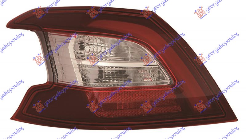 STOP LAMPA SPOLJNA LED Leva str. PEUGEOT 308 (2013-2017) (OEM: 9677817680)