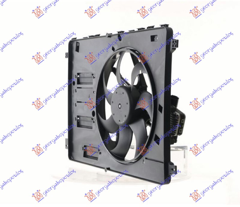 VENTILATOR KOMPLET 2.0/2.3BEN 2.0/2.2DIZ FORD S-MAX (2007-2011) (OEM: 1377555, 1380882, 1386382)