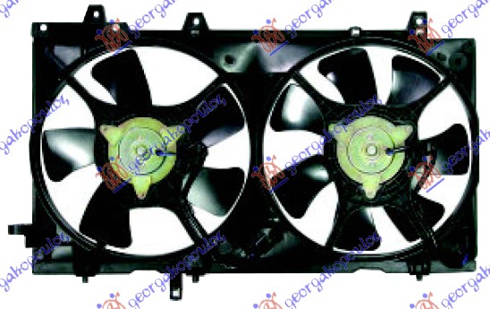 VENTILATOR DUPLI BEZ TURBO BENZIN SUBARU FORESTER (2002-2008) (OEM: 45131-FE000, 45131FE000)