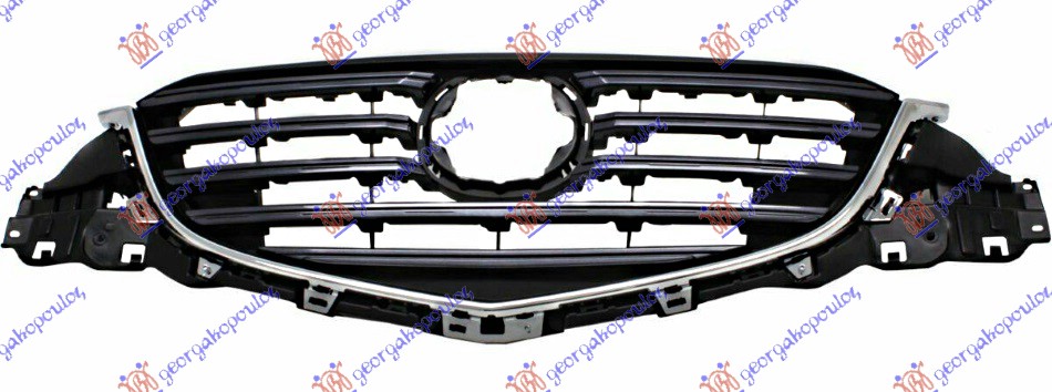 PVC MASKA KOMPLET SA HROM LAJSNOM 15- MAZDA CX5 (2011-2017) (OEM: KA0G-50-710B, KA0G50710B)