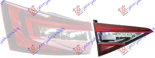 STOP LAMPA UNUTRASNJA KARAVAN LED (HELLA) Leva str. SKODA SUPERB (2015-2019) (OEM: 3V9945307B)