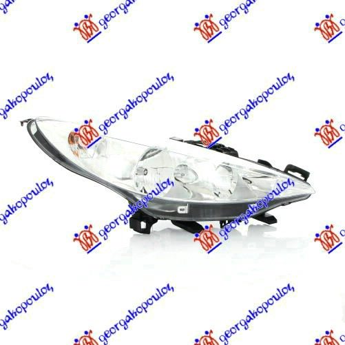 FAR (DEPO) Desna str. PEUGEOT 207 (2006-2014) (OEM: 620695)