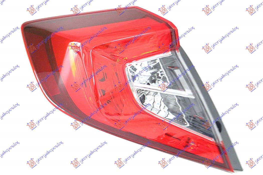 STOP LAMPA SPOLJASNJA Leva str. HONDA CIVIC SEDAN (2016-2022) (OEM: 33550-TET-H01, 33550TETH01)