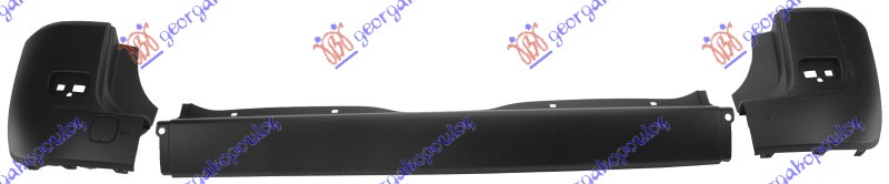 LAJSNA ZADNJEG BRANIKA (SET) RENAULT SCENIC (2003-2009) (OEM: 7701474786)