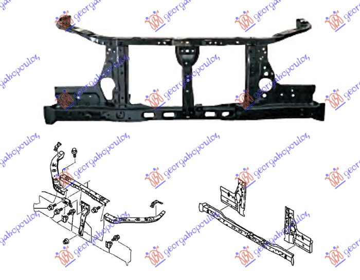 VEZNI LIM KOMPLET FIAT FULLBACK (2016-) (OEM: 5256B811, 5256B823, 6400F783)