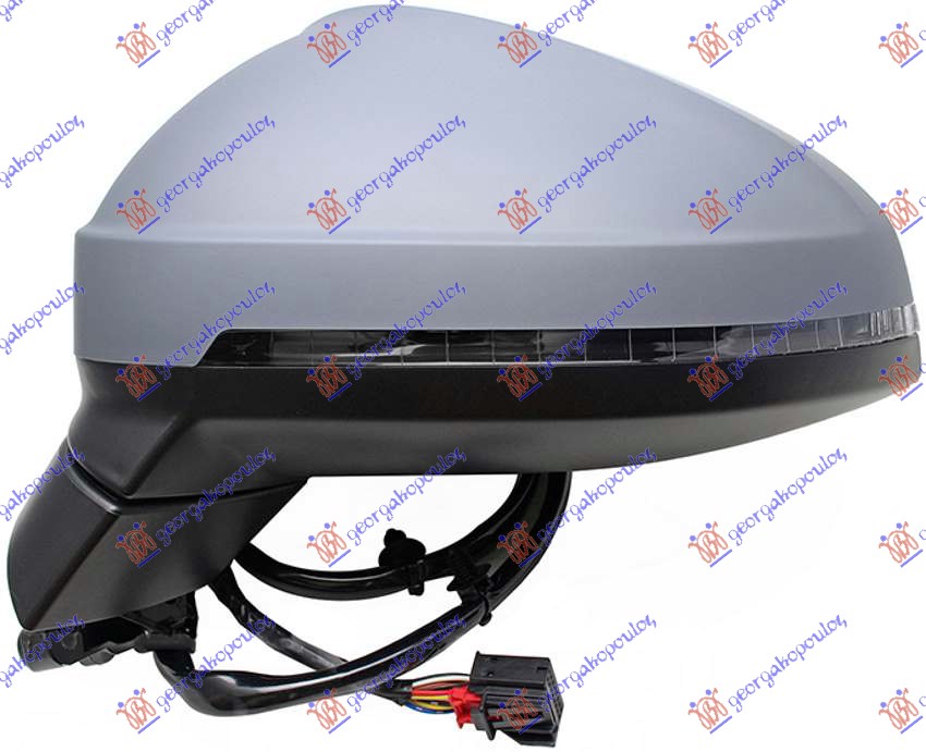 RETROVIZOR ELEKTRICNI GREJAC PM (SA MIG)8PIN (ASFER) Leva str. AUDI A4 (2015-2018) (OEM: 8W1857409T)