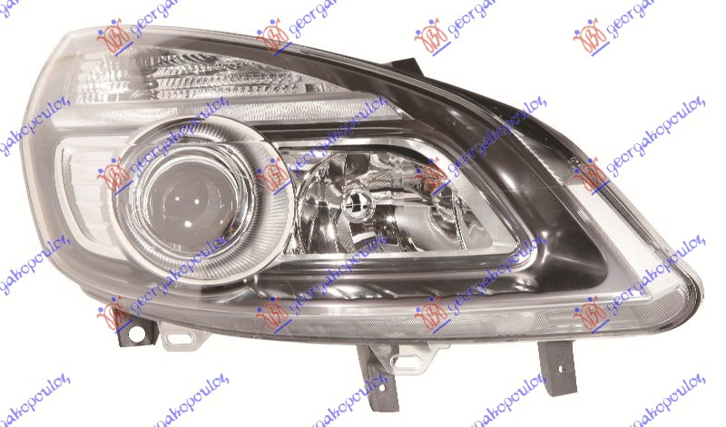 FAR ELEKTRICNI CRNI 06- (DEPO) Desna str. RENAULT SCENIC (2003-2009) (OEM: 7701071368)
