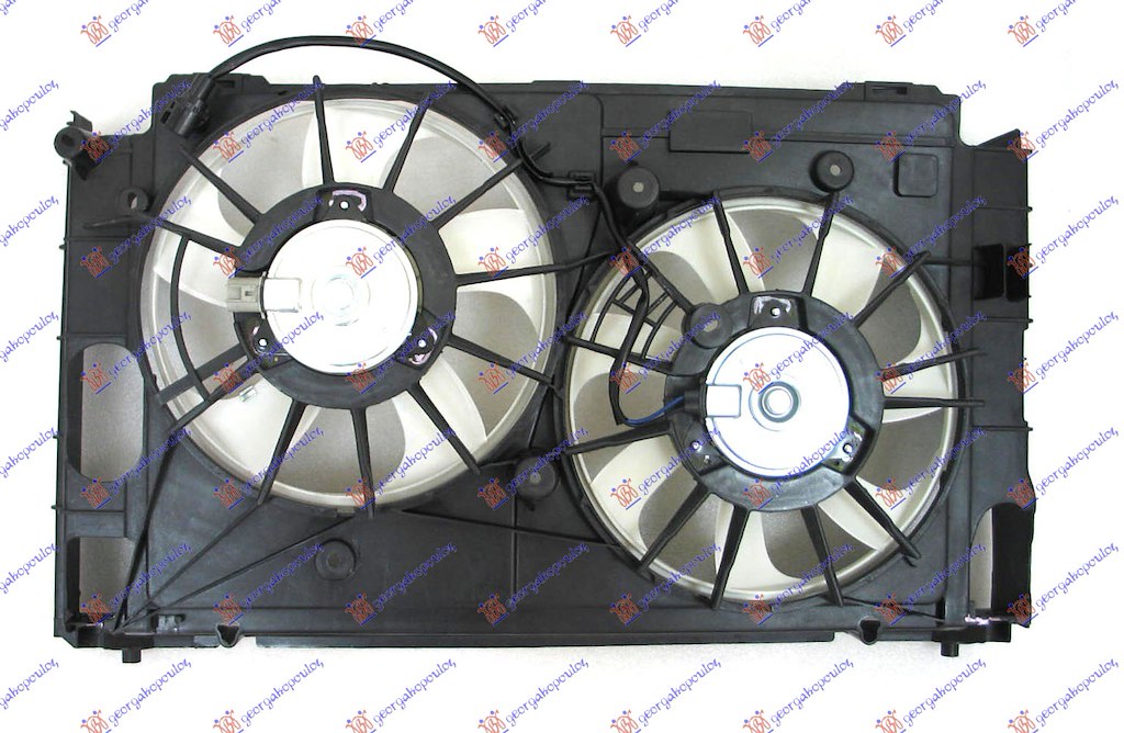 VENTILATOR DUPLI KOMPLET LEXUS CT 200h (2010-2014) (OEM: 16363-37010, 1636337010, 16711-37040)