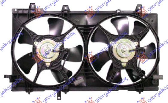 VENTILATOR KOMPLET DUPLI /TURBO BENZIN SUBARU FORESTER (2002-2008) (OEM: 45131SA000)