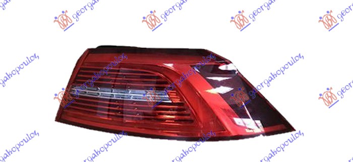 STOP LAMPA SPOLJNA SEDAN LED (SRED.MIGAV.) Desna str. VW PASSAT (2015-2019) (OEM: 3G5945208, 3G5945208E)