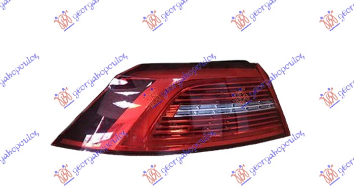 STOP LAMPA SPOLJNA SEDAN LED (SRED.MIGAV.) Leva str. VW PASSAT (2015-2019) (OEM: 3G5945207, 3G5945207E)