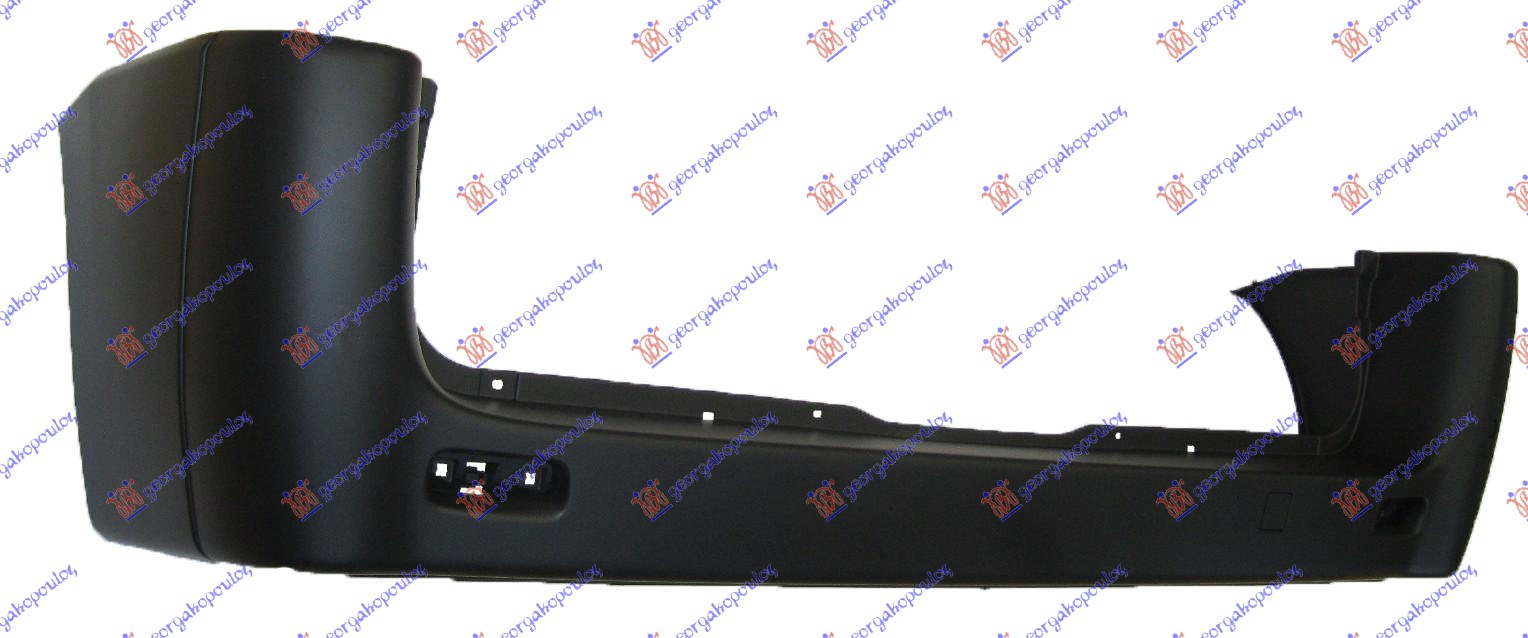 ZADNJI BRANIK CRNI PEUGEOT EXPERT (2007-2016) (OEM: 1497604078, 7410AS)