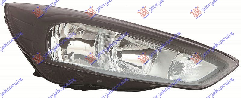 FAR ELEKTRICNI CRNI (H7/H1) (DEPO) Desna str. FORD FOCUS (2014-2018) (OEM: 1866235)