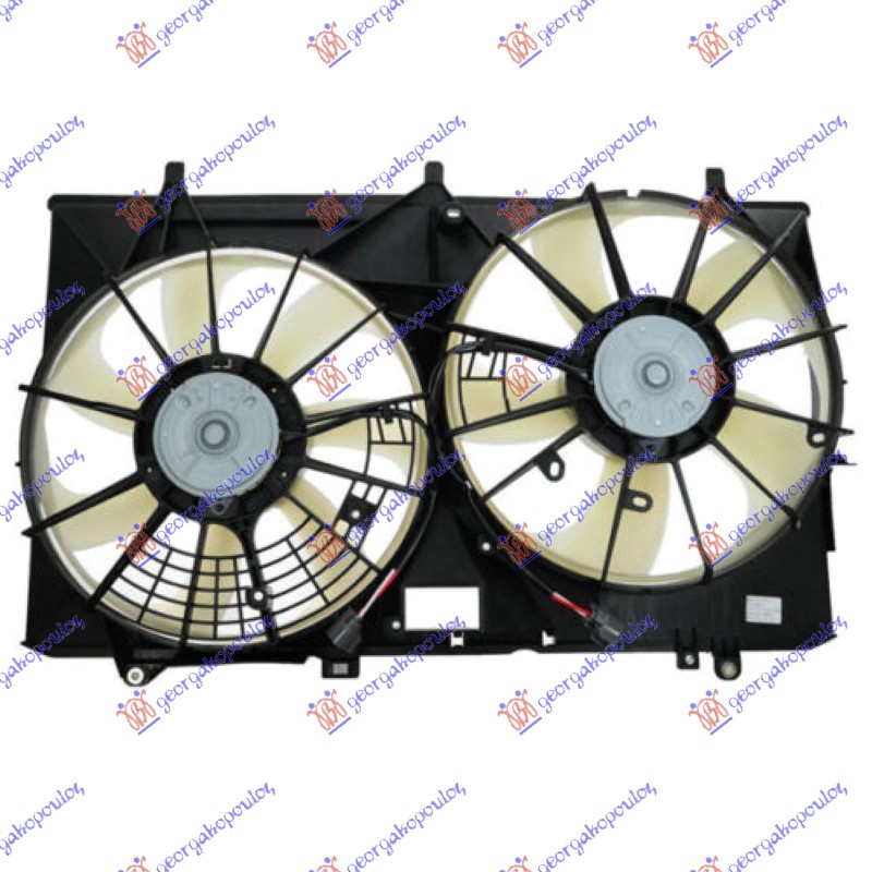VENTILATOR 3.5 BENZIN/HIBRID (375/375mm) 3+3P LEXUS RX 350/450 (2012-2015) (OEM: 16361-20250, 16361-20260, 1636120250)