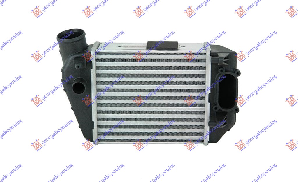 HLADNJAK INTERCOOLER 140KW BENZIN (215×195) DESNO AUDI A4 (2000-2004) (OEM: 8E0145806F)