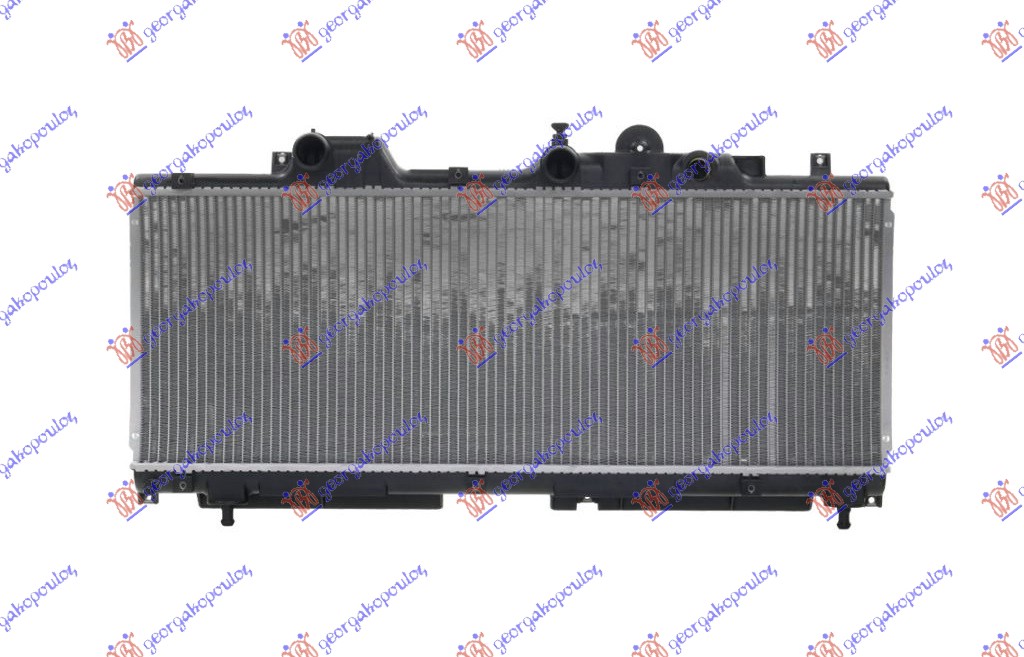 HLADNJAK MOTORA 1.7D-T.D+A/C(27×75.7×27) FIAT PUNTO (1995-1999) (OEM: 7760961)