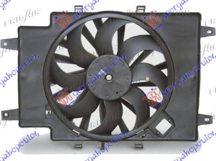 VENTILATOR KLIME KOMPLET 1.6-1.8-2.0cc+A/C ALFA ROMEO 147 (2000-2010) (OEM: 46743390, 46743391)
