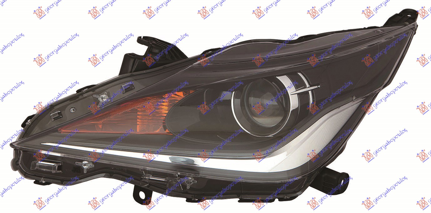 FAR (H 1R2) SA LED DNEVNIM SVETLOM (DEPO) Leva str. TOYOTA AYGO (2014-2018) (OEM: 81170-0H130, 81170-0H131, 811700H130)