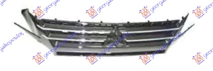 PVC MASKA SA HROM LAJSNAMA MITSUBISHI SPACE STAR (2020-) (OEM: 7450B352)