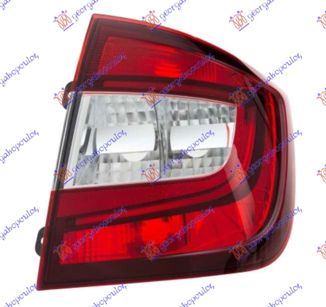 STOP LAMPA LED (L/B) (HELLA) Desna str. SKODA RAPID (2012-2019) (OEM: 5JH945712)